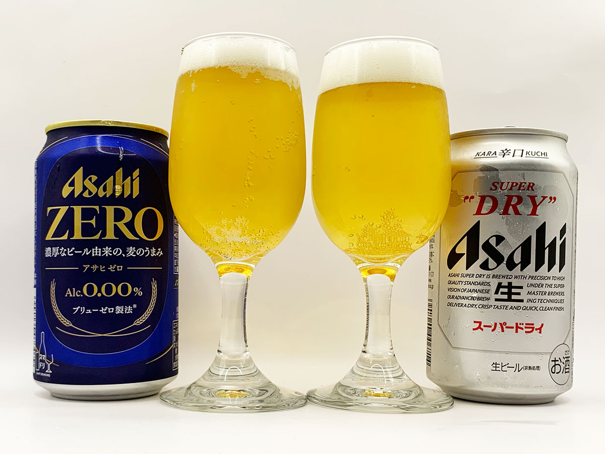 【比較】ノンアルコールアサヒゼロはスーパードライに近い味なのか？ | 週末酒プレ
